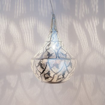 silver moroccan lantern